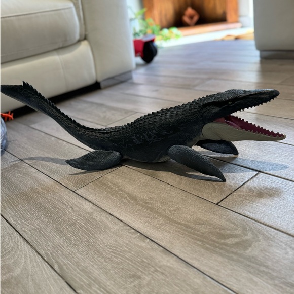 Jurassic World | Toys | Jurassic World Real Feel Mosasaurus 28 Sea ...
